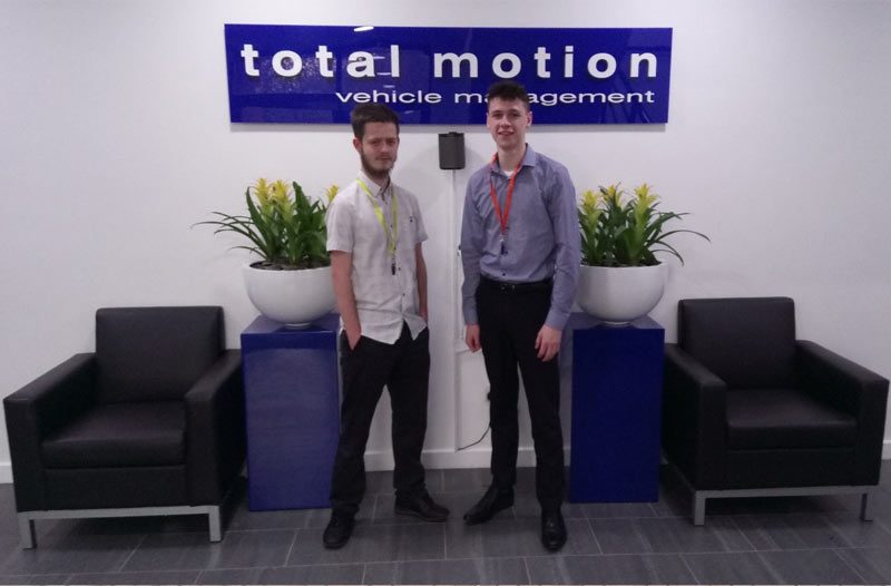 Total Motion apprentices are well on their way to vehicle management ...